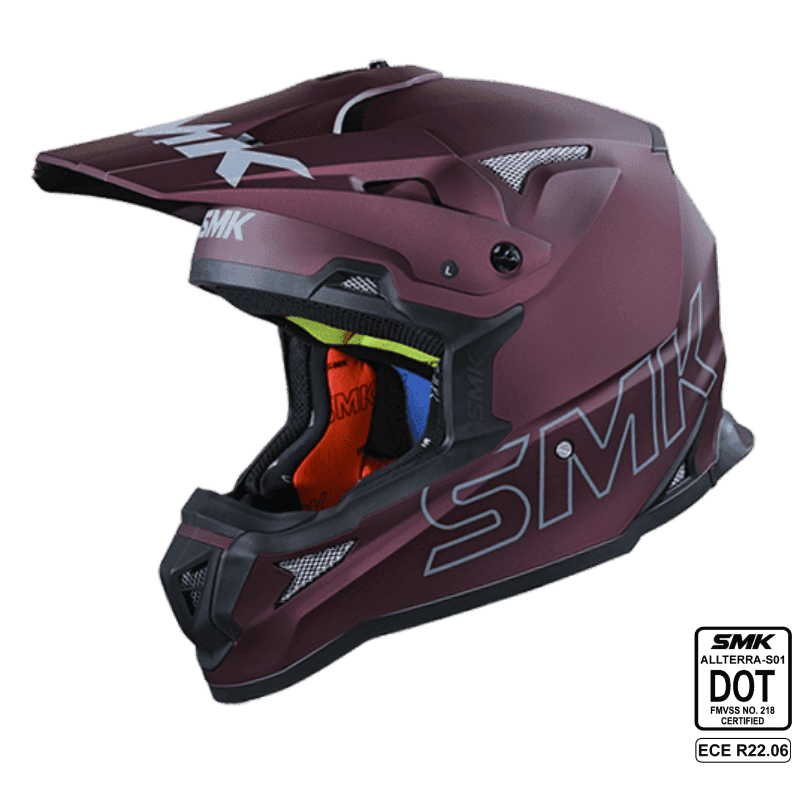 SMK Allterra Solid Off Road Motorcycle Helmet | SMK Helmets