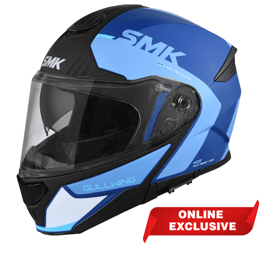 SMK Gullwing Solid Modular Motorcycle Helmet | SMK Helmets