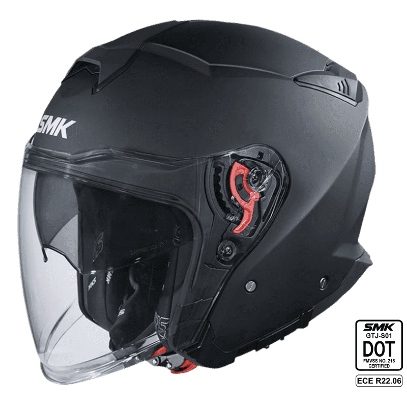 SMK GTJ Solid Open Face Motorcycle Helmet | SMK Helmets