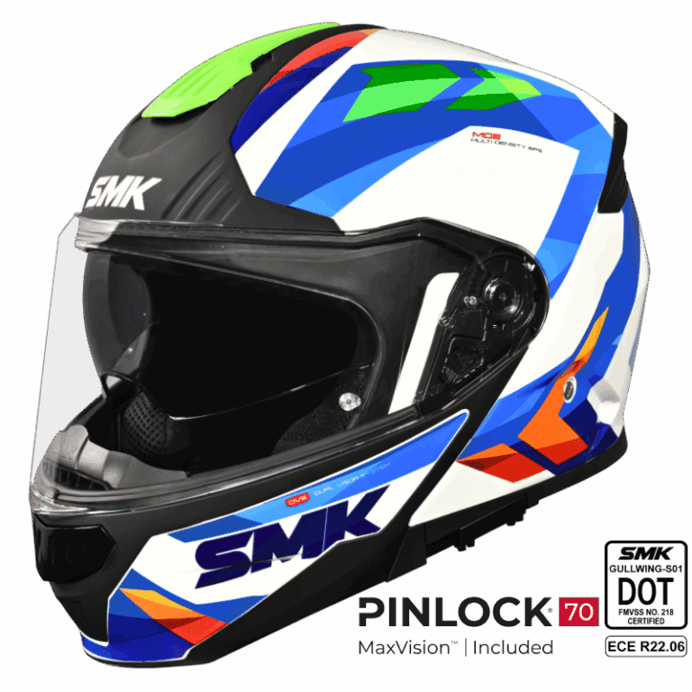 SMK Gullwing Charger Modular Motorcycle Helmet | SMK Helmets