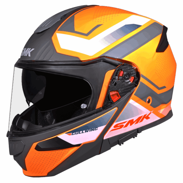 SMK Gullwing Solid Modular Motorcycle Helmet | SMK Helmets